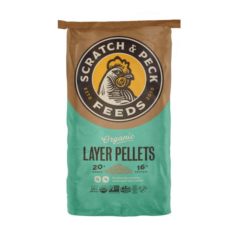 Organic Layer Pellets 16% - Scratch & Peck Feeds